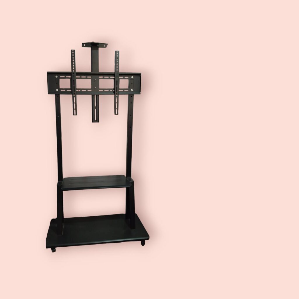 Interactive Flat Panel Floor Stand Trolly Model VTM-TT-100XL